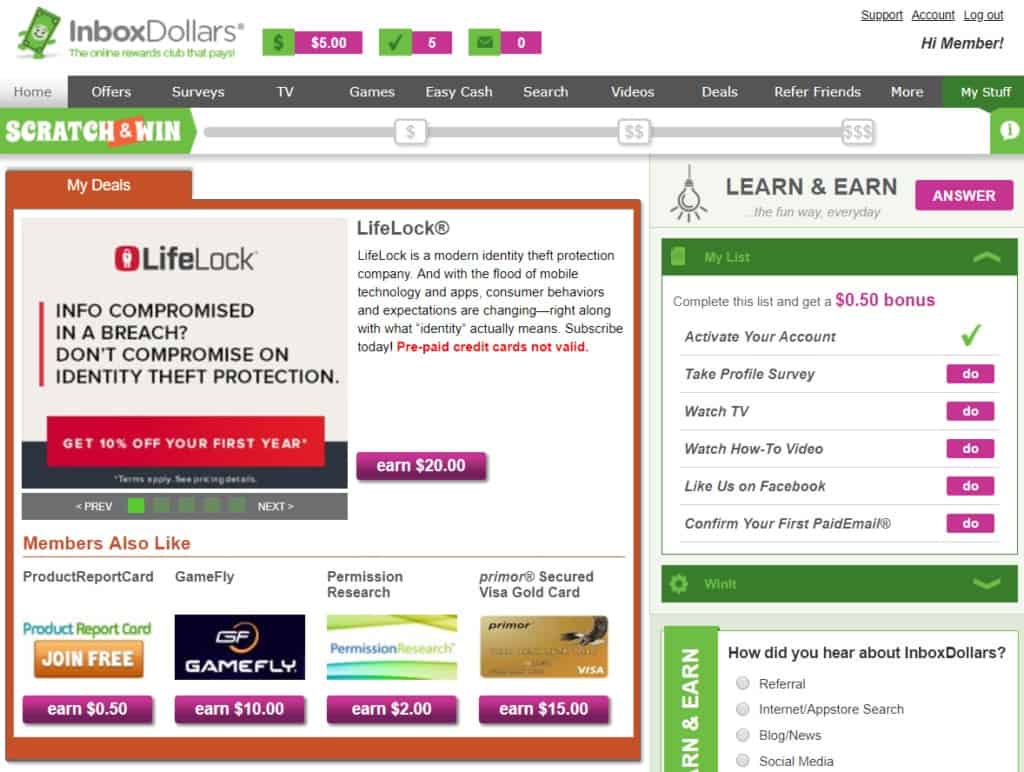 InboxDollars Review 2025: Get Paid For Easy Tasks