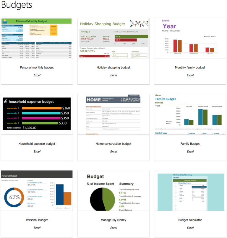 7 Free Budget Spreadsheets to Manage Your Money